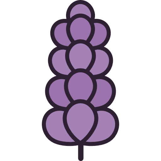 Lupins Icon SVG Vector & PNG Free Download | UXWing