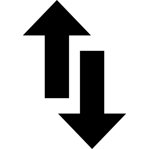 Arrow Goes Top Bottom Icon SVG Vector & PNG Free Download | UXWing