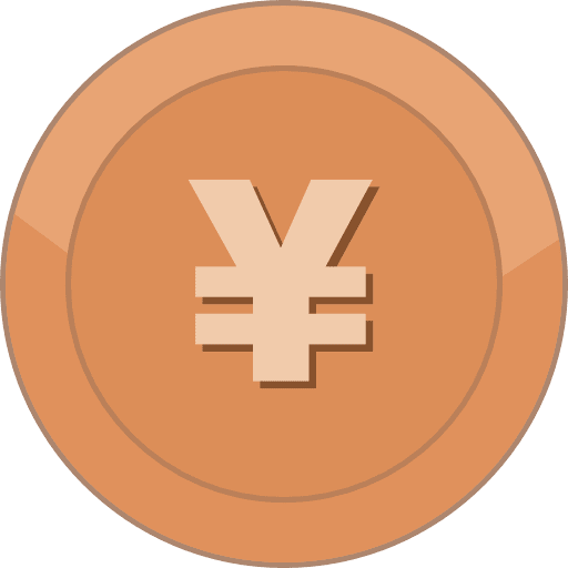 Bronze Coin Yen Icon SVG Vector & PNG Free Download | UXWing
