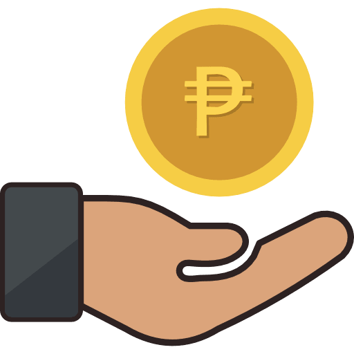 Money Receiving Philippine Peso Color Icon SVG Vector & PNG Free ...
