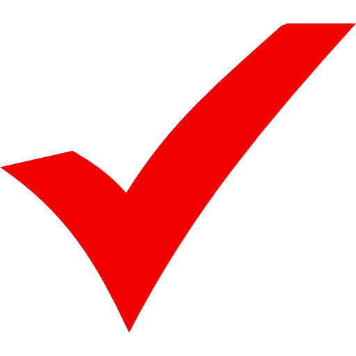 Red Check Icon SVG Vector & PNG Free Download | UXWing