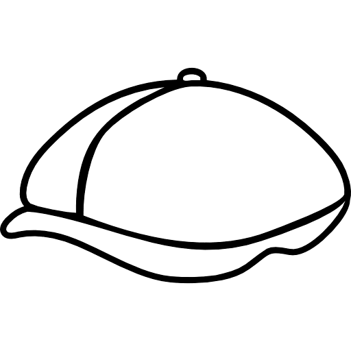 Scally Cap Outline Icon SVG Vector & PNG Free Download | UXWing