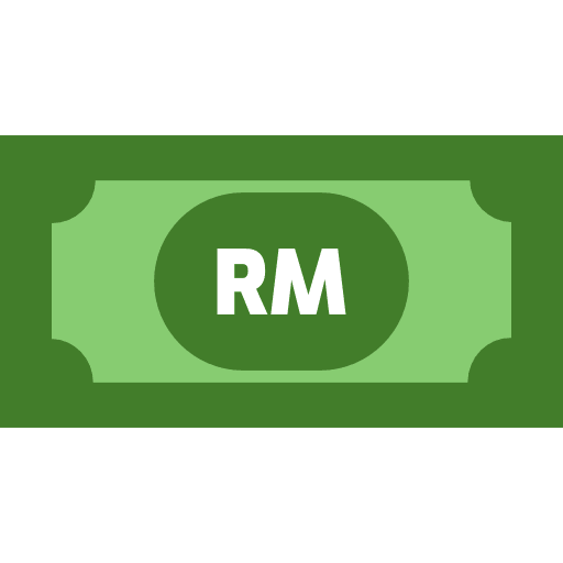 Malaysian Ringgit Note Color Icon SVG Vector & PNG Free Download | UXWing