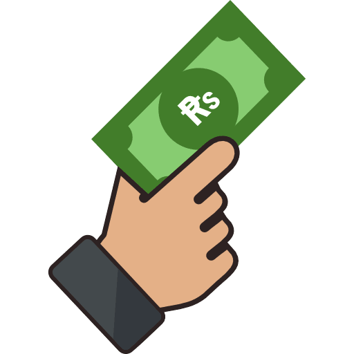 Money Note Pakistan Rupee Icon SVG Vector & PNG Free Download | UXWing