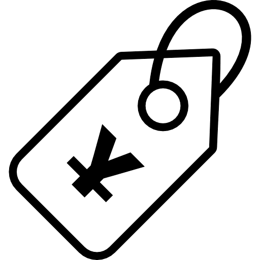 Yuan Price Tag Icon SVG Vector & PNG Free Download | UXWing