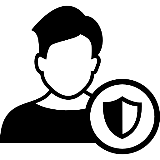 Secure User Icon SVG Vector & PNG Free Download | UXWing