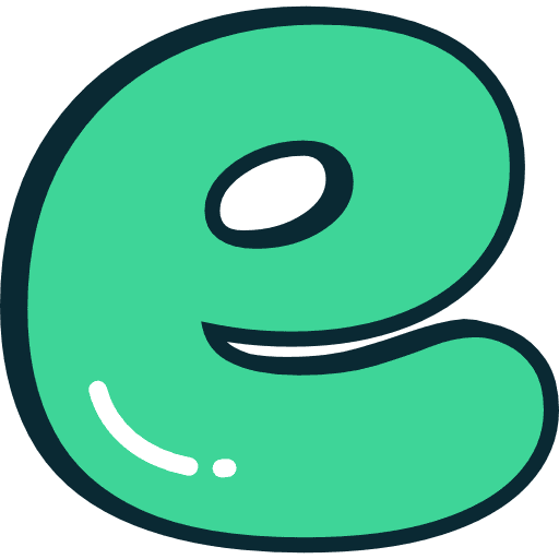 Bubble Letter E Lowercase Green Icon SVG Vector & PNG Free Download ...