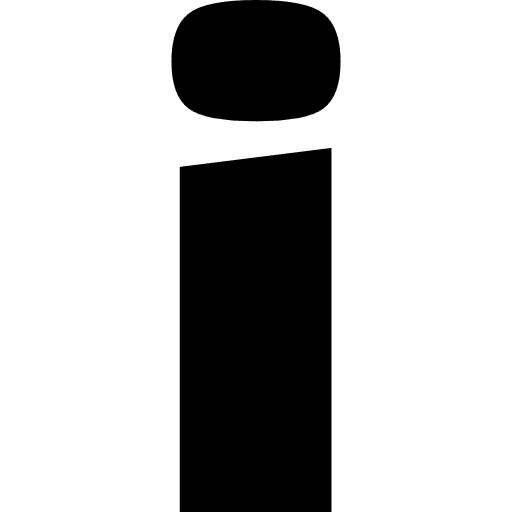 Letter I Lowercase Icon SVG Vector & PNG Free Download | UXWing