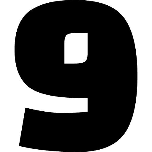 Number 9 Icon SVG Vector & PNG Free Download | UXWing