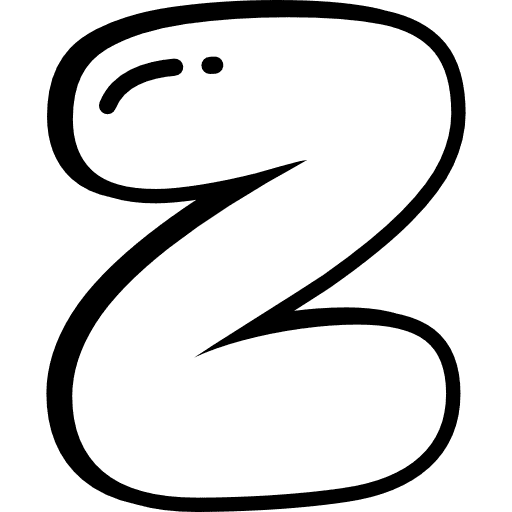 Z Bubble Letter Icon SVG Vector & PNG Free Download | UXWing