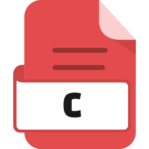 File C Color Red Icon SVG Vector & PNG Free Download | UXWing