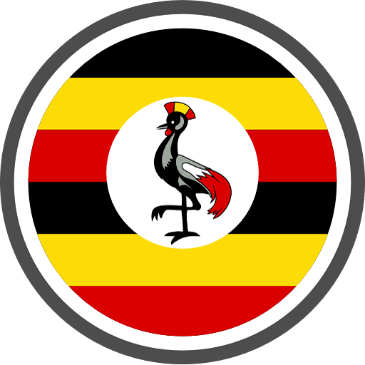 Uganda Flag Circle Icon SVG Vector & PNG Free Download | UXWing