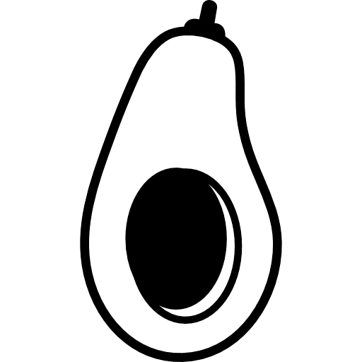 Avocado Icon SVG Vector & PNG Free Download | UXWing