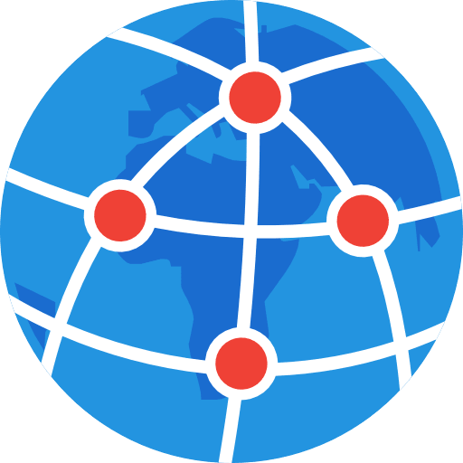 Globe Network Color Icon SVG Vector & PNG Free Download | UXWing