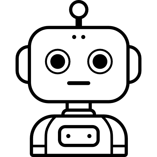 Robot Bot Outline Icon SVG Vector & PNG Free Download | UXWing