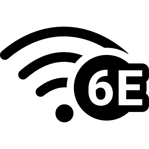 WiFi 6E Black Icon SVG Vector & PNG Free Download | UXWing