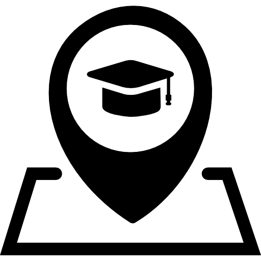 Institution University College Location Black Icon SVG Vector & PNG ...