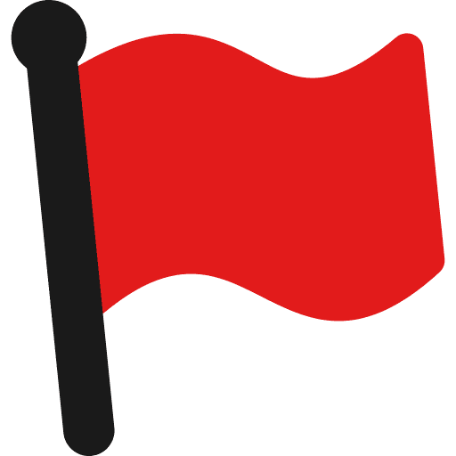 Red Flag Icon SVG Vector & PNG Free Download | UXWing