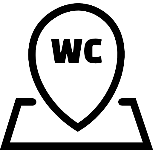 Toilet Location Outline Icon SVG Vector & PNG Free Download | UXWing