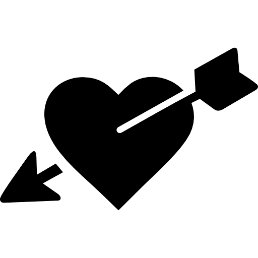 Heart Arrow Icon SVG Vector & PNG Free Download | UXWing