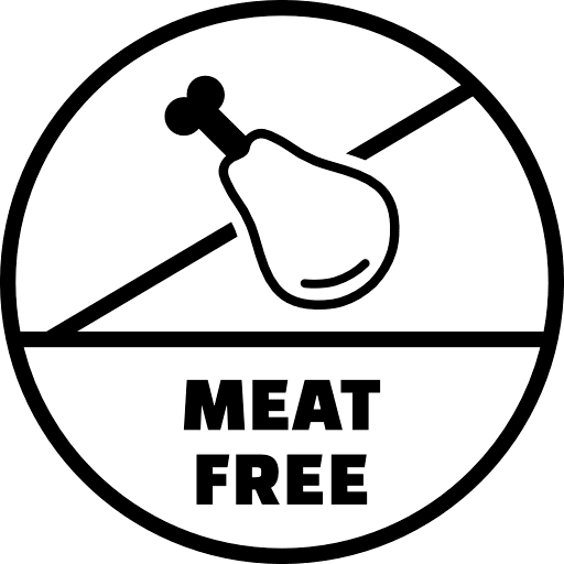 Meat Free Sign Outline Icon SVG Vector & PNG Free Download | UXWing