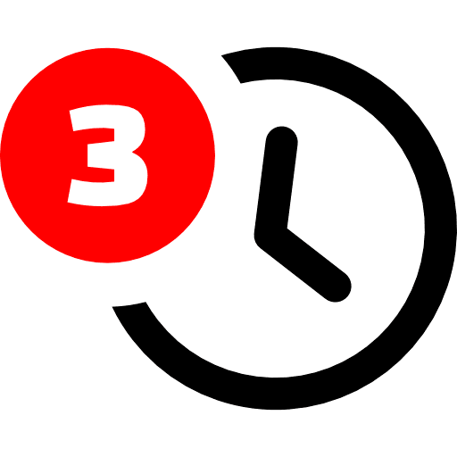 3 Times Color Icon SVG Vector & PNG Free Download | UXWing