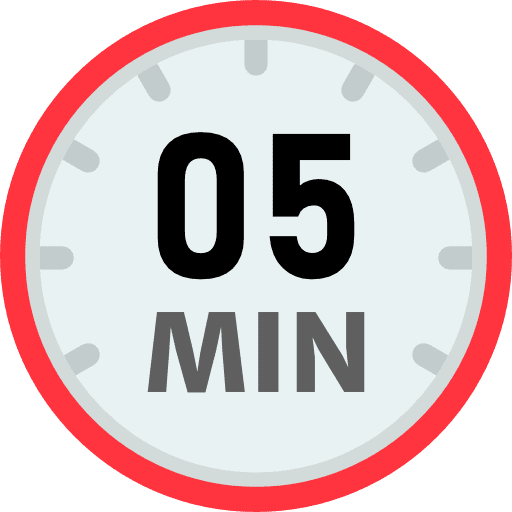 5 Minutes Icon SVG Vector & PNG Free Download | UXWing