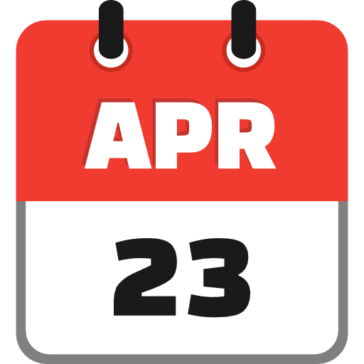 April 23 Icon SVG Vector & PNG Free Download | UXWing