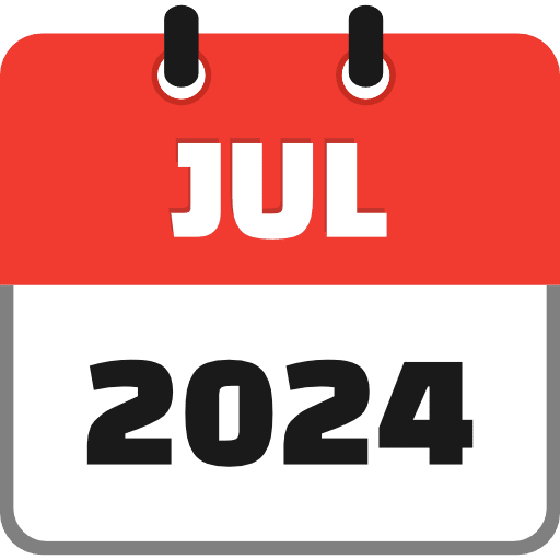 July 2024 Icon SVG Vector & PNG Free Download | UXWing