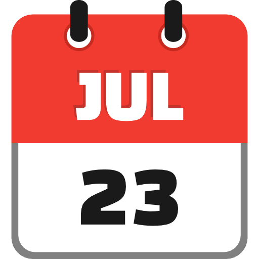 July 23 Icon SVG Vector & PNG Free Download | UXWing