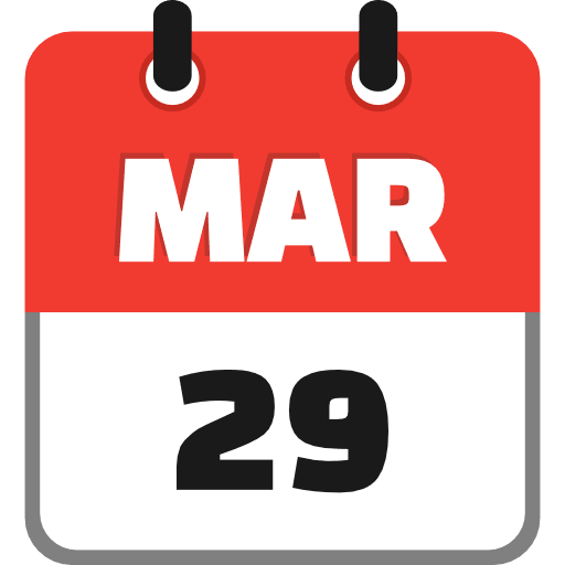 March 29 Icon SVG Vector & PNG Free Download | UXWing