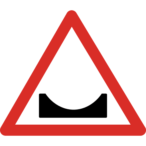 Dangerous Dip Sign Icon SVG Vector & PNG Free Download | UXWing