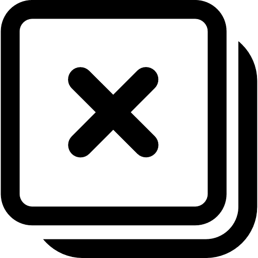 Deselecting All Checkmark Icon SVG Vector & PNG Free Download | UXWing